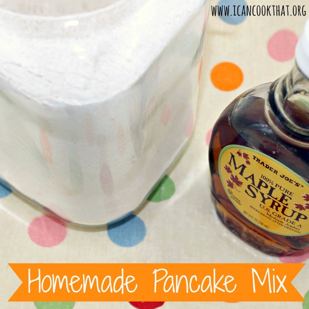 Homemade Pancake Mix Recipe - I Can Cook That | I Can Cook That