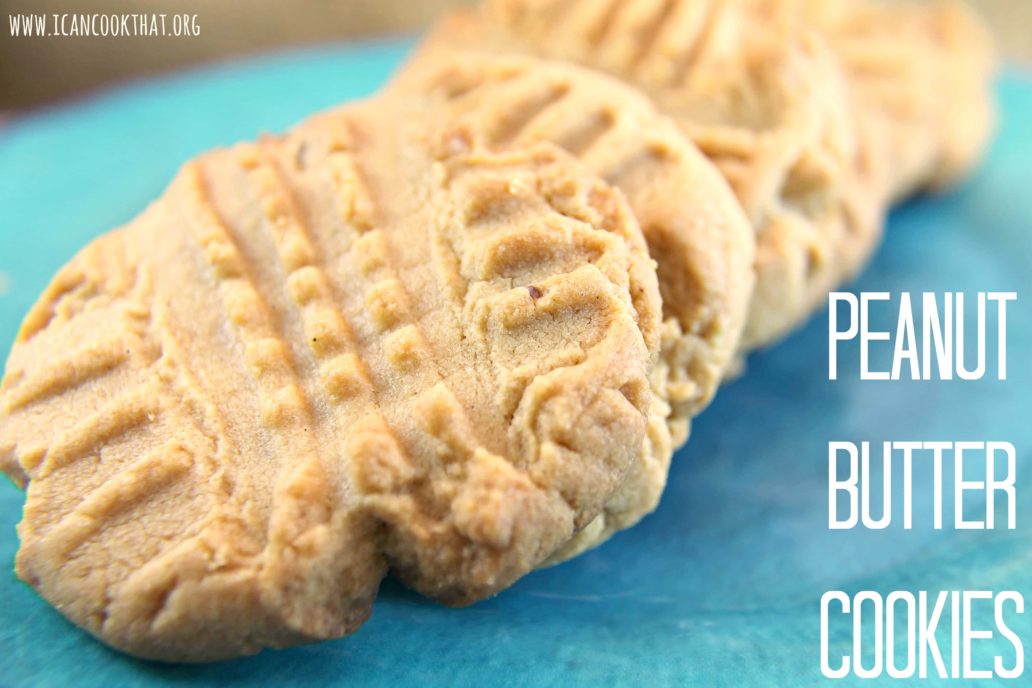Peanut Butter Cookies Recipe | I Can Cook That