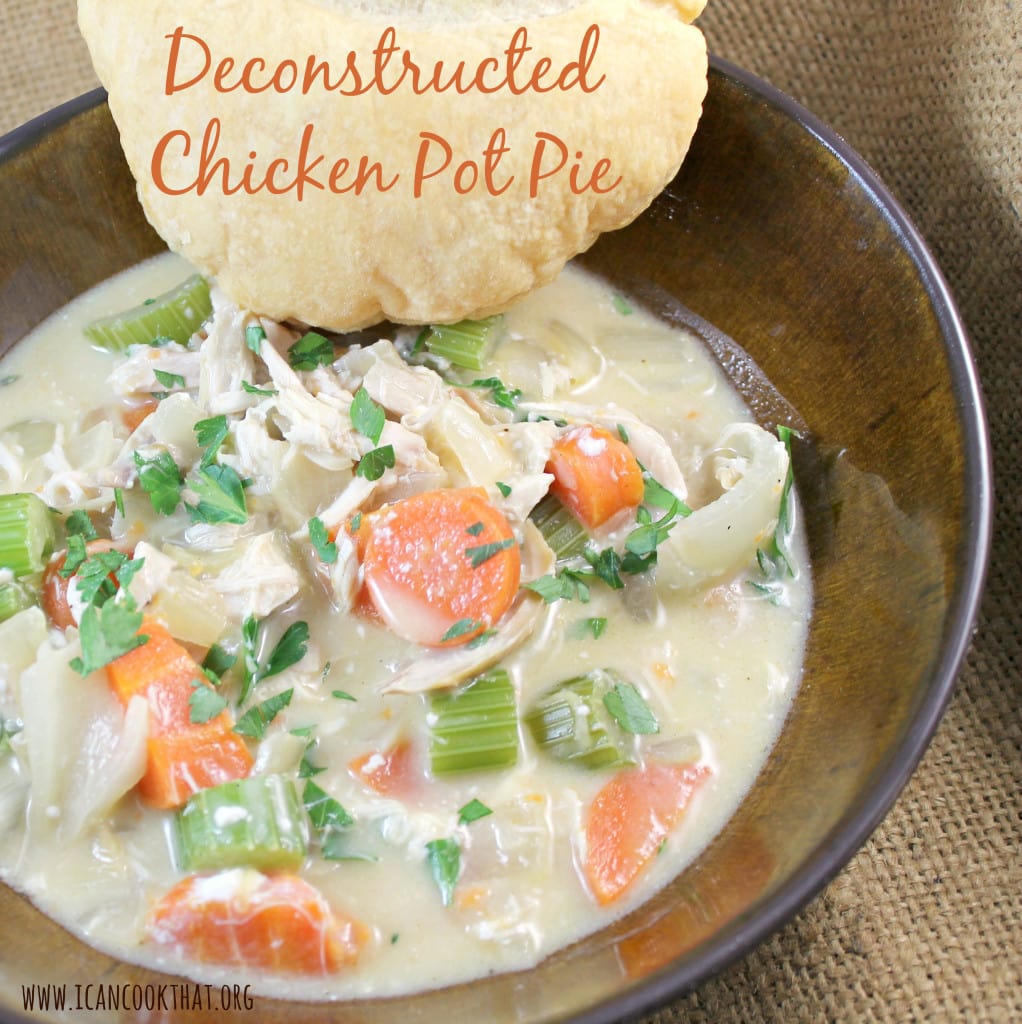 Deconstructed Chicken Pot Pie Recipe | I Can Cook That | I Can Cook That