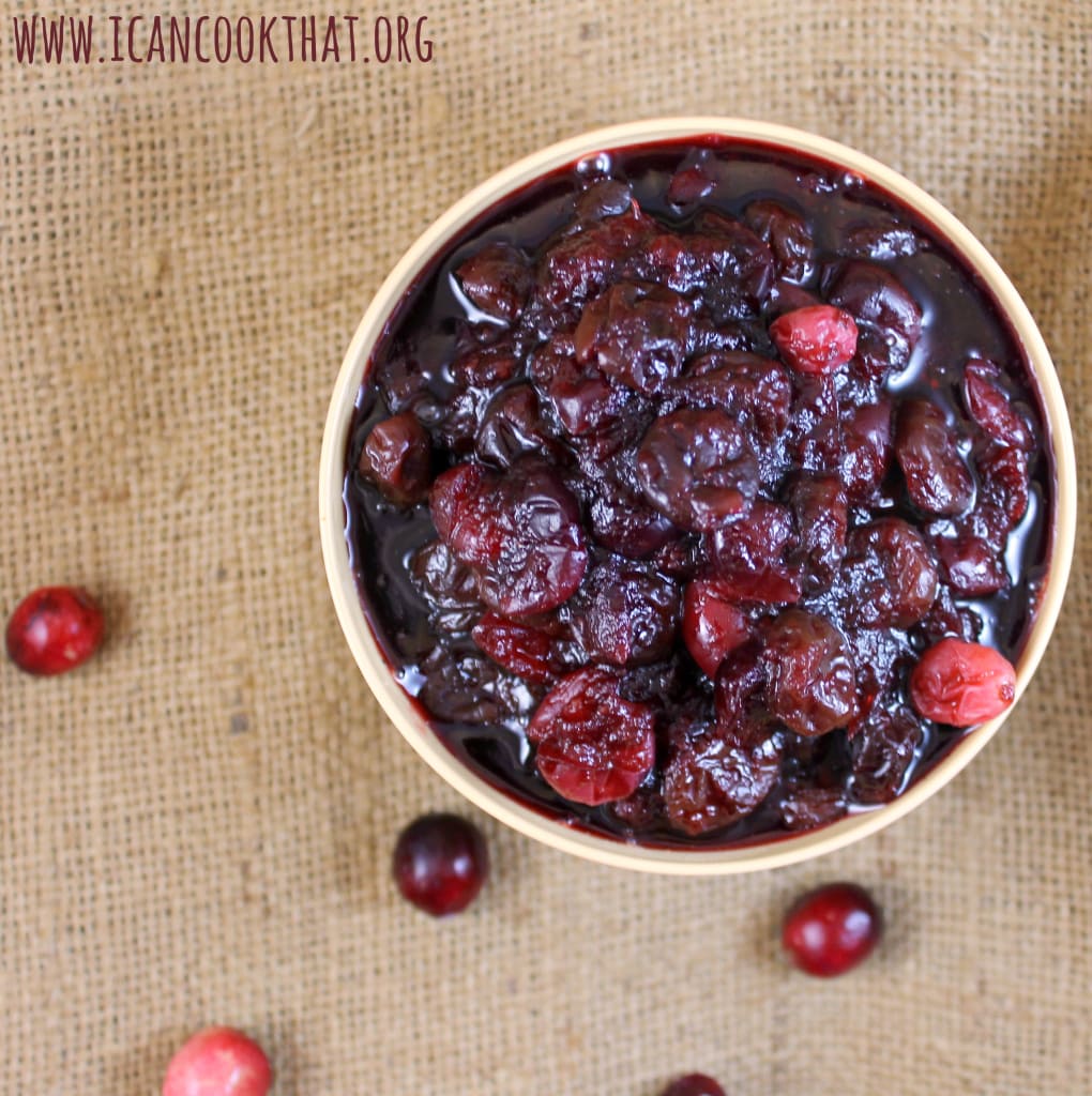 Cherry-Port Cranberry Sauce Recipe | I Can Cook That