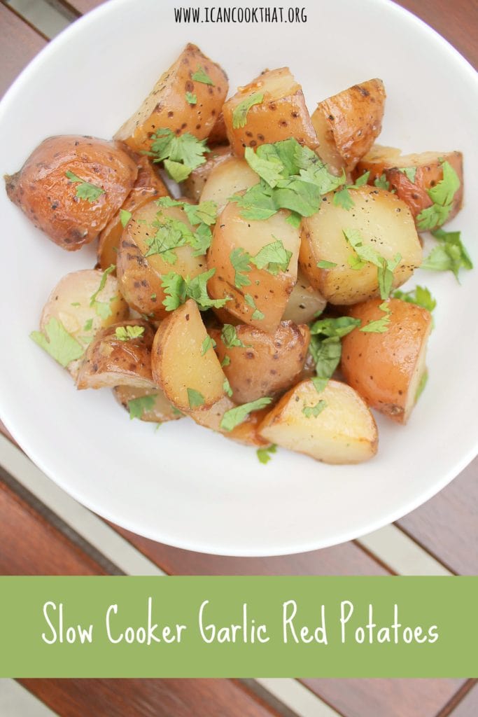 Slow Cooker Garlic Red Potatoes Recipe | I Can Cook That