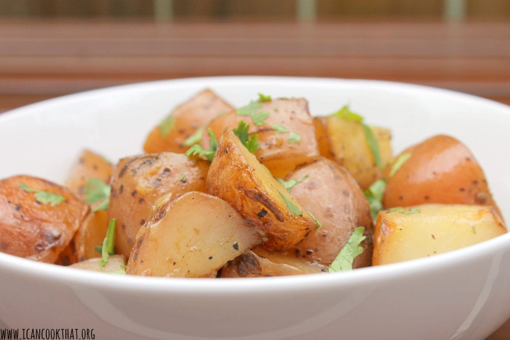 Slow Cooker Garlic Red Potatoes Recipe | I Can Cook That