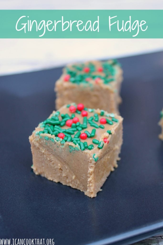 Gingerbread Fudge Recipe | I Can Cook That